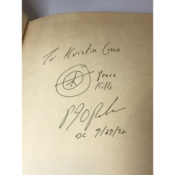 Accents | Pj Orourke Signed Autographed Book Age And Guile Rare ...